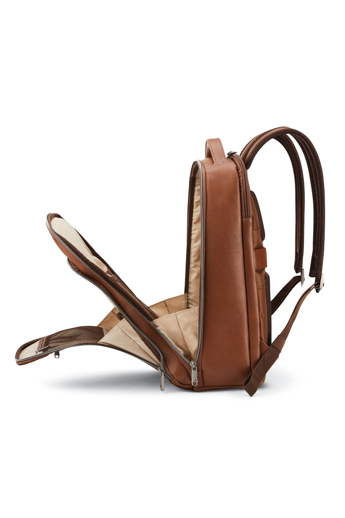 Samsonite Classic Leather Backpack | Blue Salon