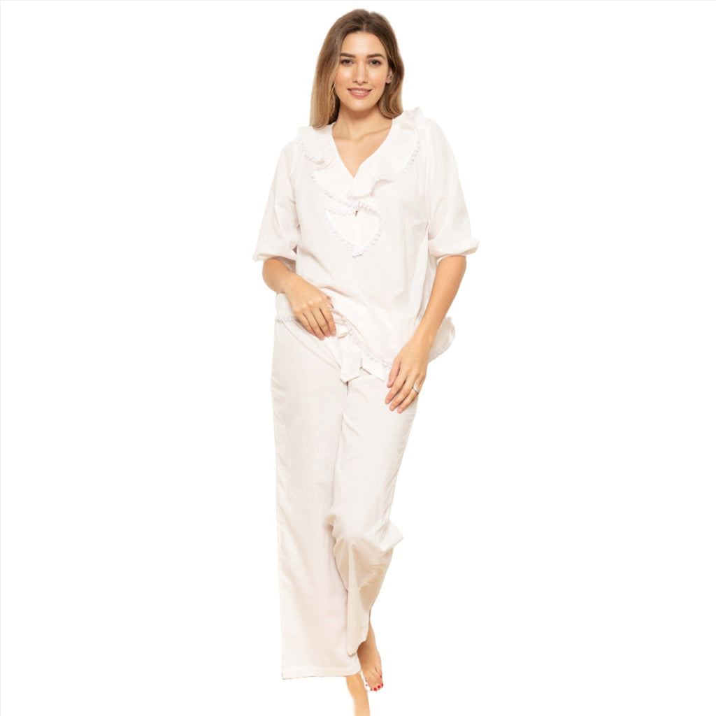 Cottonreal Women's TONI Deluxe Co Voile Pyjama Sets – Bluesalon.com