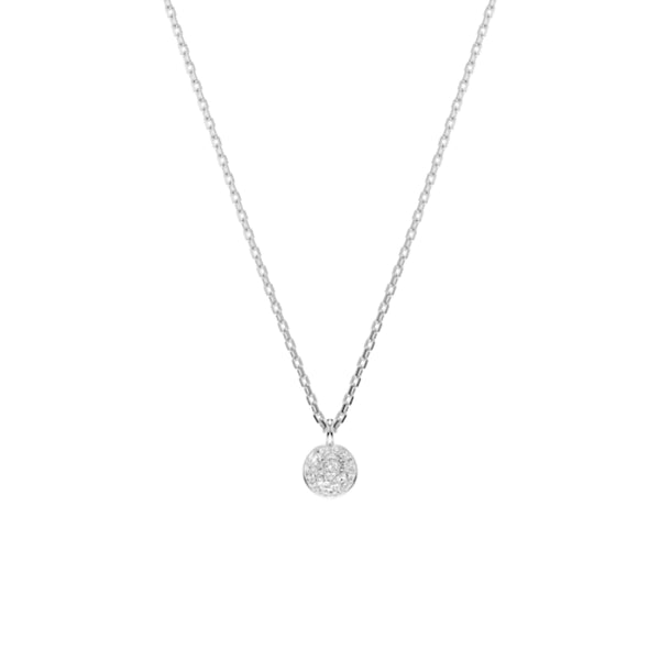 Swarovski Meteora layered pendant Necklace White, Rhodium plated – Blue ...