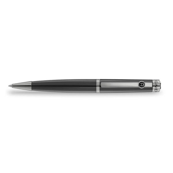 Aigner Gents Ballpoint Pen in Black and Gun Silver – Blue Salon