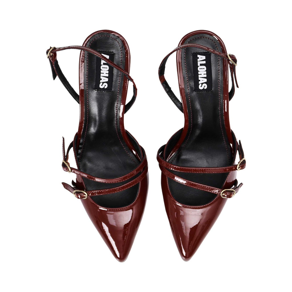 Alohas Women's Joelle Leather Pumps – Blue Salon