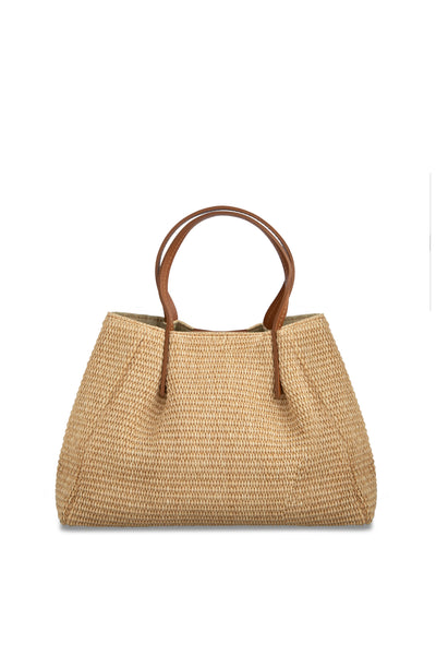 Piumelli Women's ALAIS Tobacco Straw and Ruga Leather Polyester Lining ...
