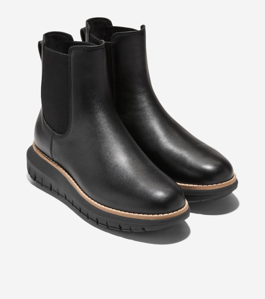 Cole Haan Women's ZERØGRAND Rexanna Chelsea Waterproof Boots – Blue Salon