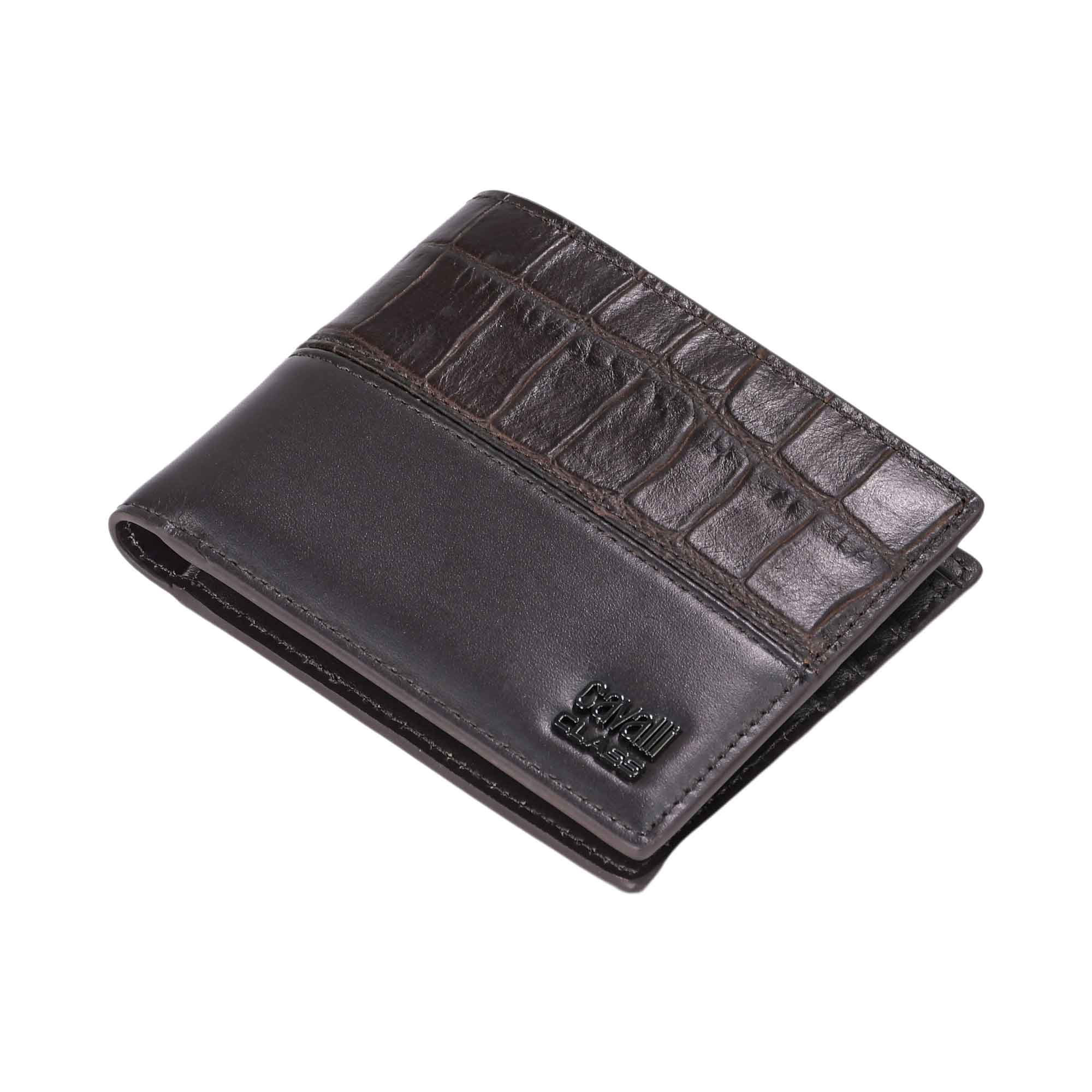 Cavalli Class Men's Brown Wallet – Bluesalon.com