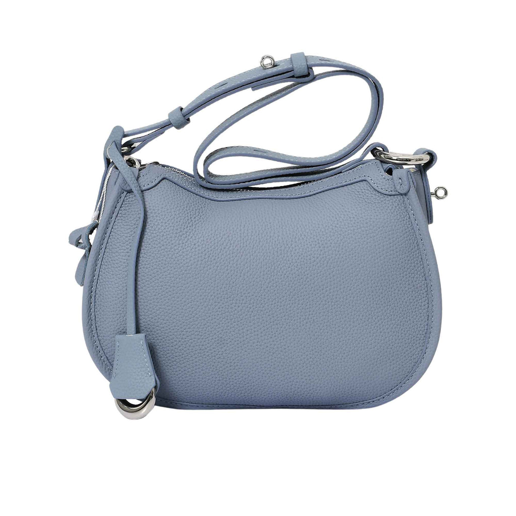Karisma Textured Leather Crossbody Bag | Blue Salon | Qatar