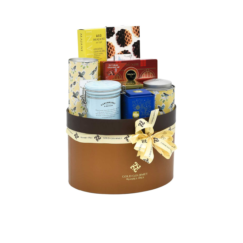 Gold Gourmet Small Hamper – Blue Salon