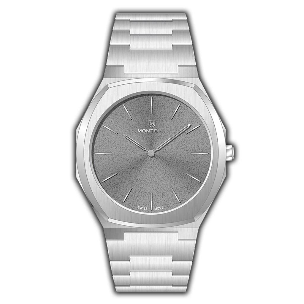 Monteva Slim Gents Watch with Gray Dial – Bluesalon.com