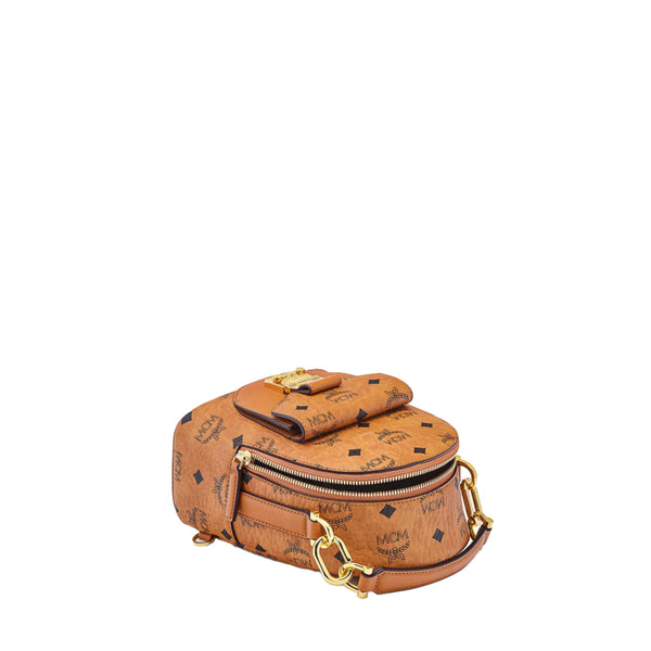 MCM Backpack Cognac X-Mini – Blue Salon