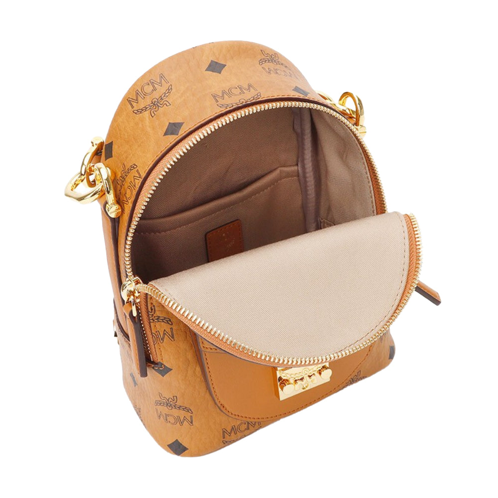 MCM Backpack Cognac X-Mini – Blue Salon