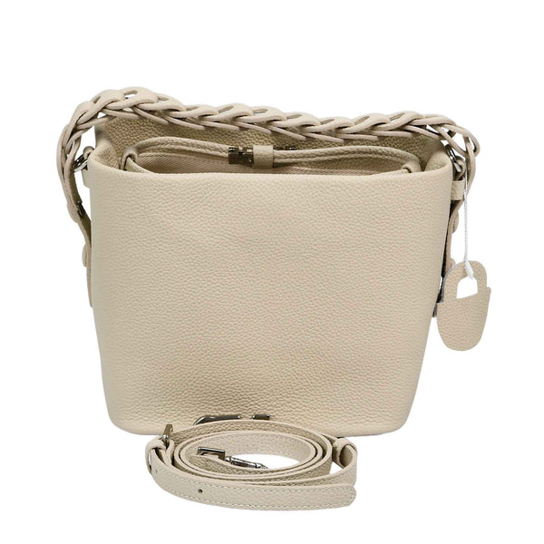 Muni Women's Artisanal Braided Handle Bucket Bag | Blue Salon | Qatar | GCC