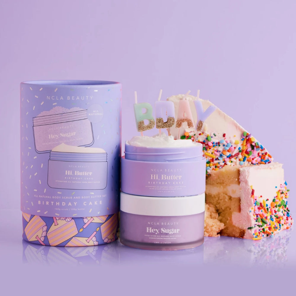 NCLA BEAUTY Birthday Cake Body Care Set – Blue Salon
