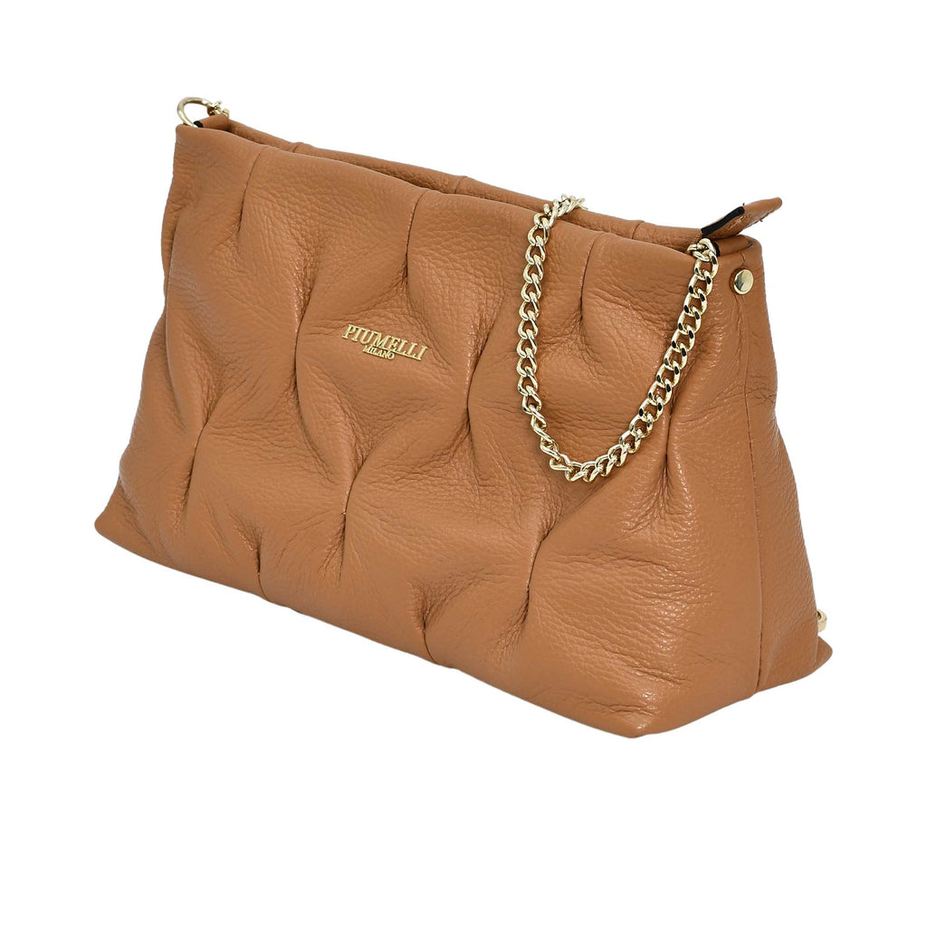 Piumelli Women's BIBI M Dollaro Leather Polyester Lining Shoulder Bag ...