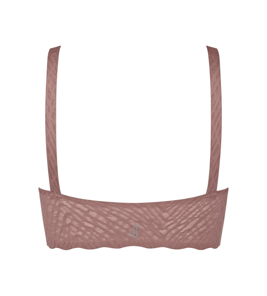 Sloggi ZERO Feel Bliss Bra Cacao - Soft Wireless Bra | Blue Salon | Qatar