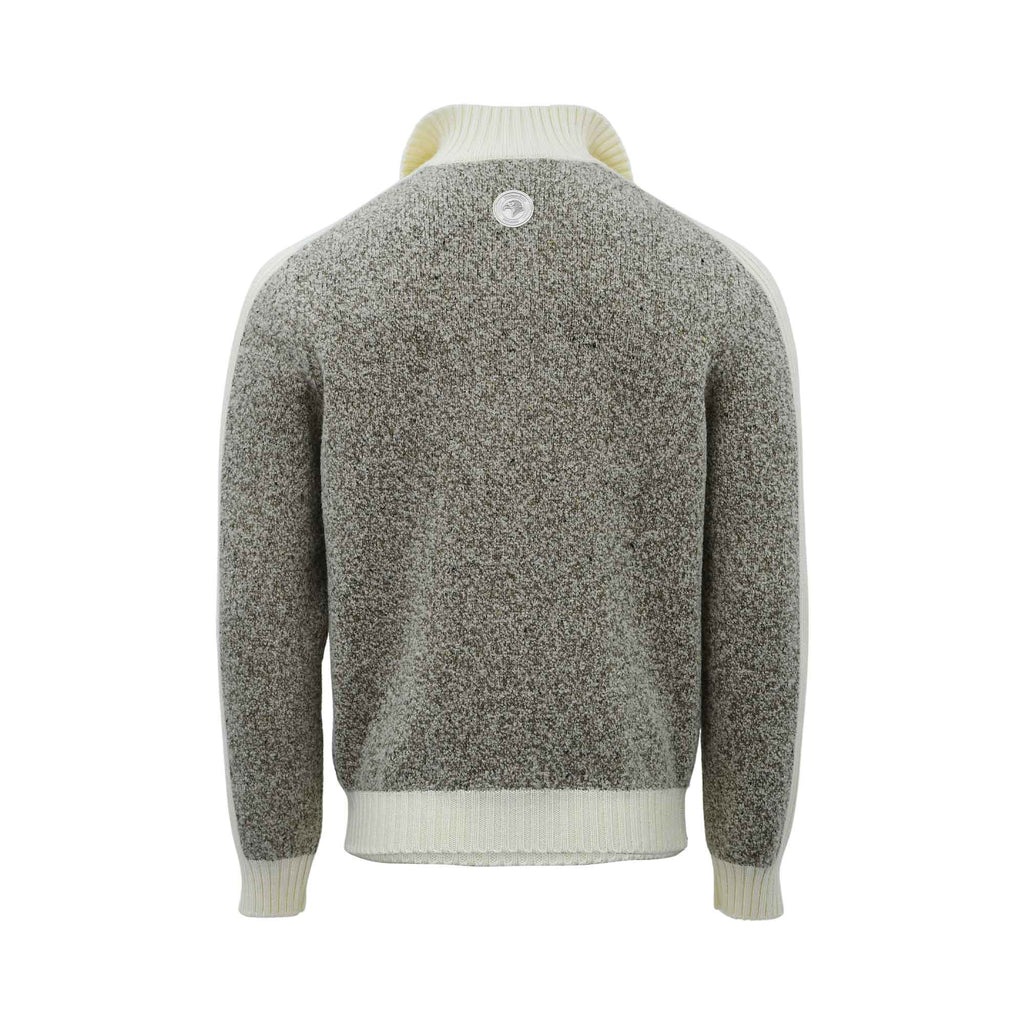 Stefano Ricci Men’s Two-Tone Quarter-Zip Knit Sweater | Blue Salon ...