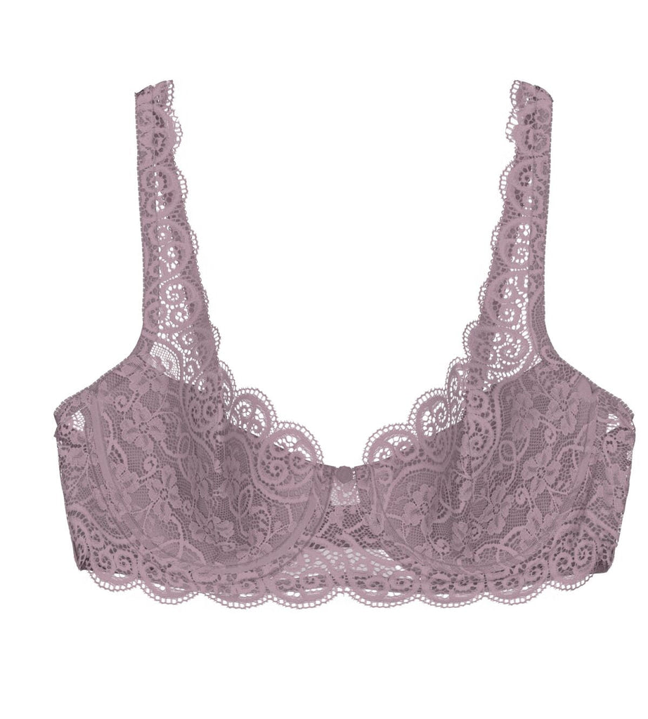 Triumph Amourette 300 Purple Wired Padded Bra | Blue Salon | Qatar