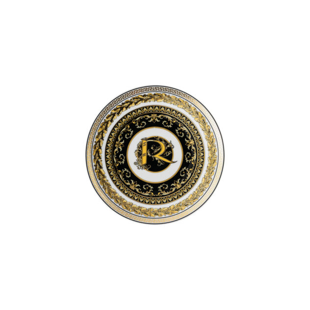 Versace Virtus Alphabet R Plate – Blue Salon