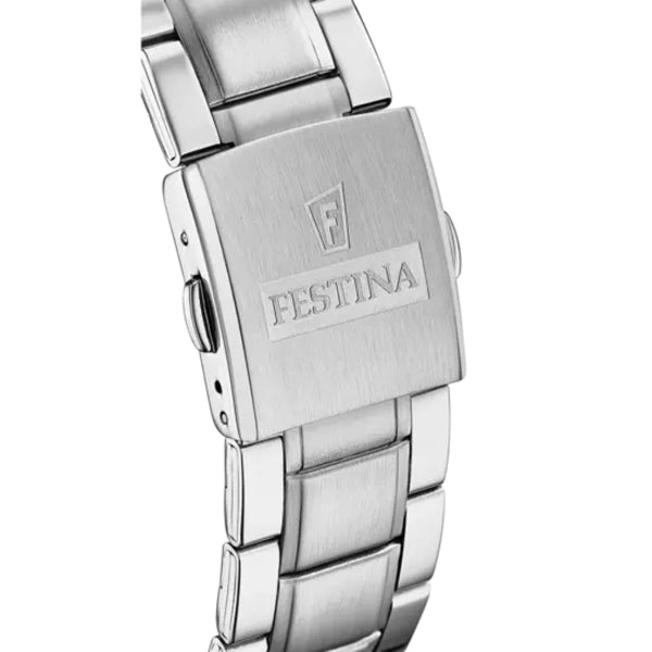 Festina Men's Chrono Blue Dial Watch – Blue Salon