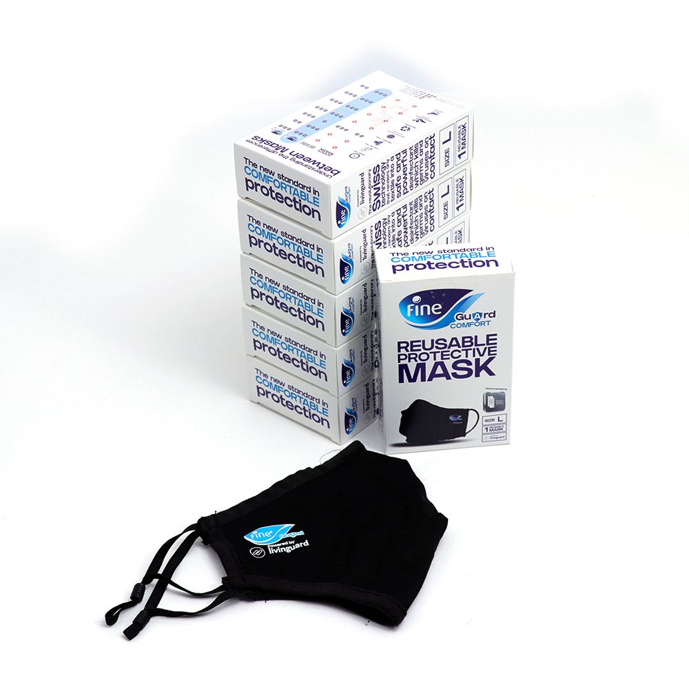 Fine Face Mask Guard comfort Large Size Set of 6 – Blue Salon