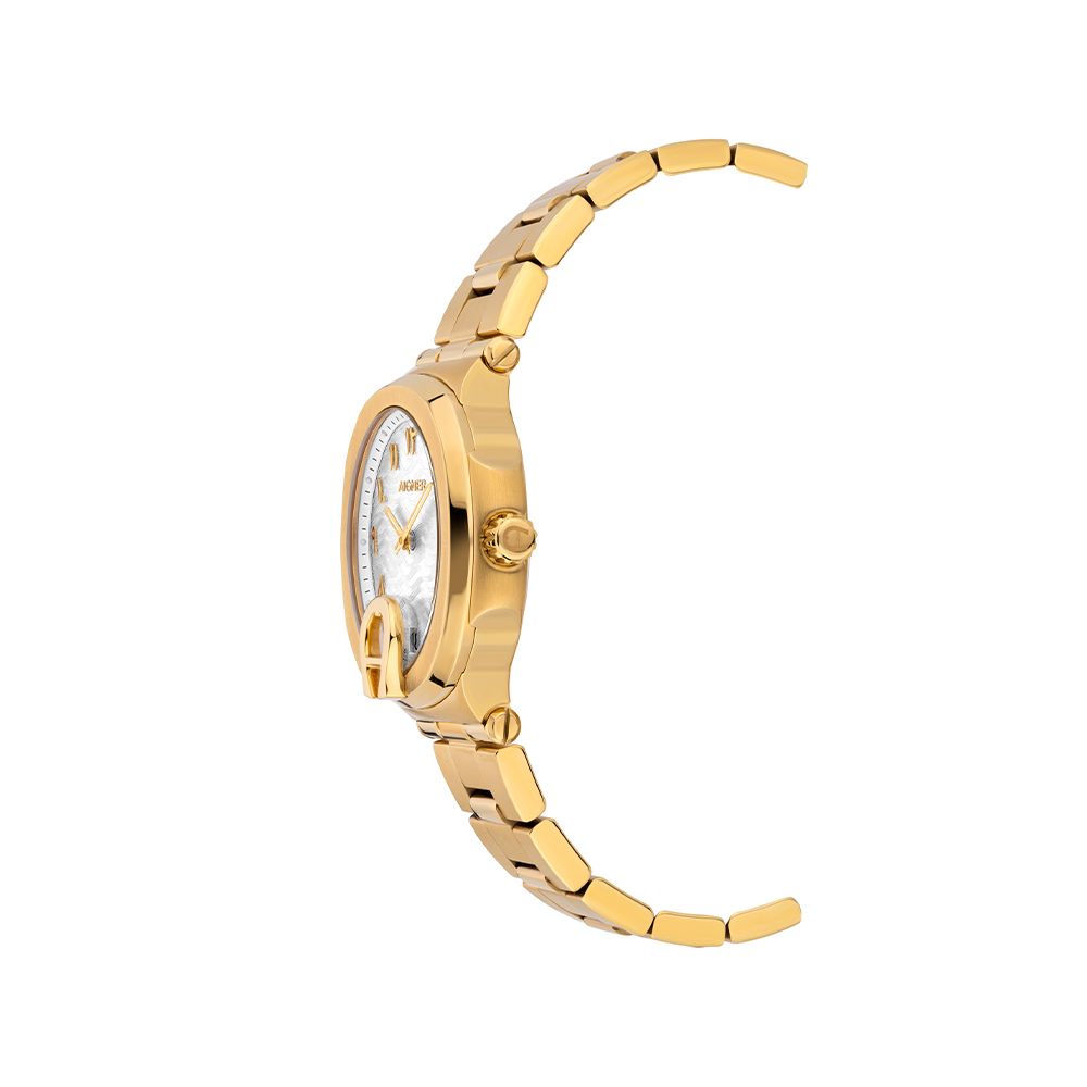 AIGNER Men's Taviano Gold & White Dial Watch – Blue Salon
