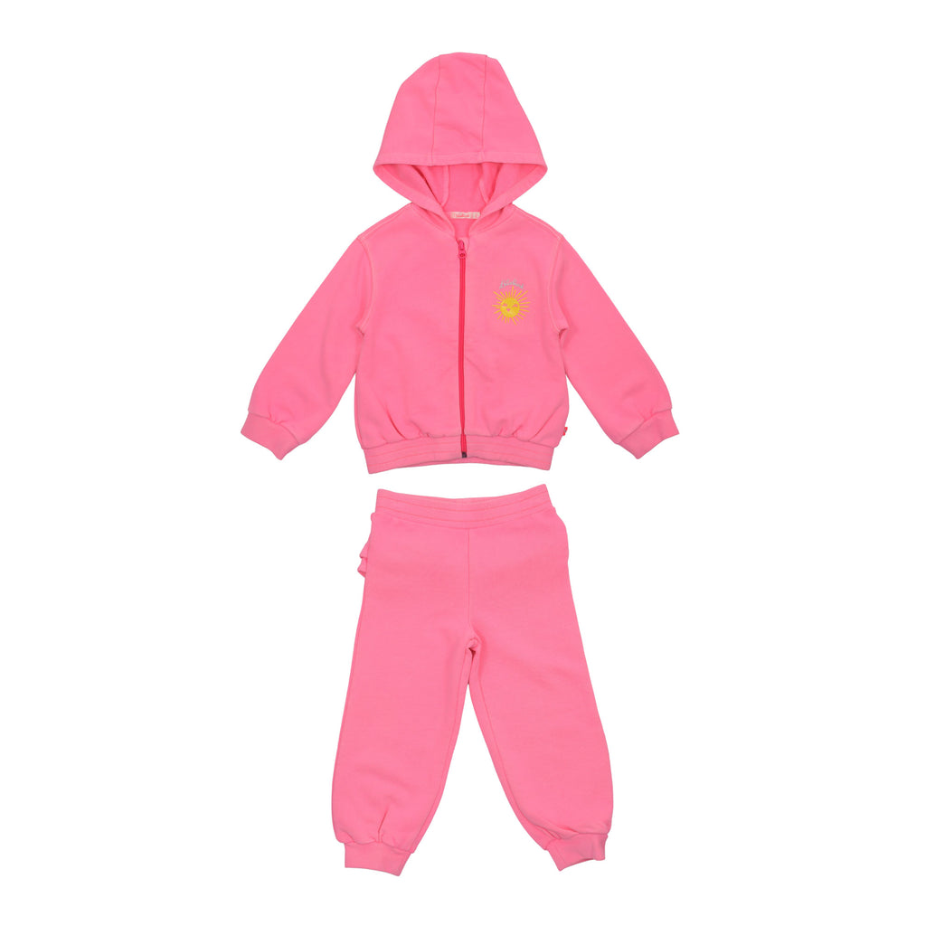 Billieblush Kids Baby Girl's Neon Pink Jogging Suit – Blue Salon
