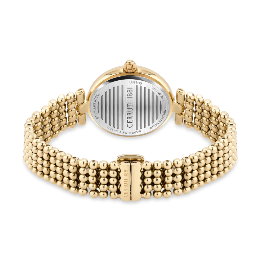 Cerruti 1881 Nemi Women Green Mop And Rose Gold Watch – Bluesalon.com