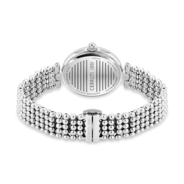 Cerruti 1881 Nemi Women White Mop And Silver Watch – Blue Salon