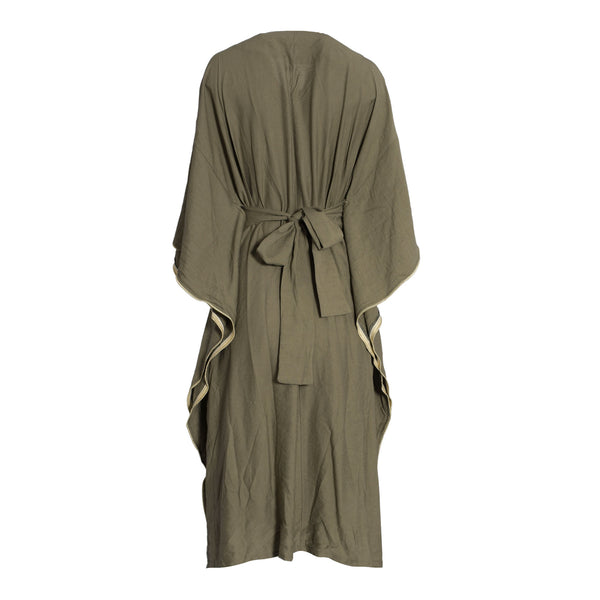 Fahm Women's Army Green Dress, Free Size – Blue Salon
