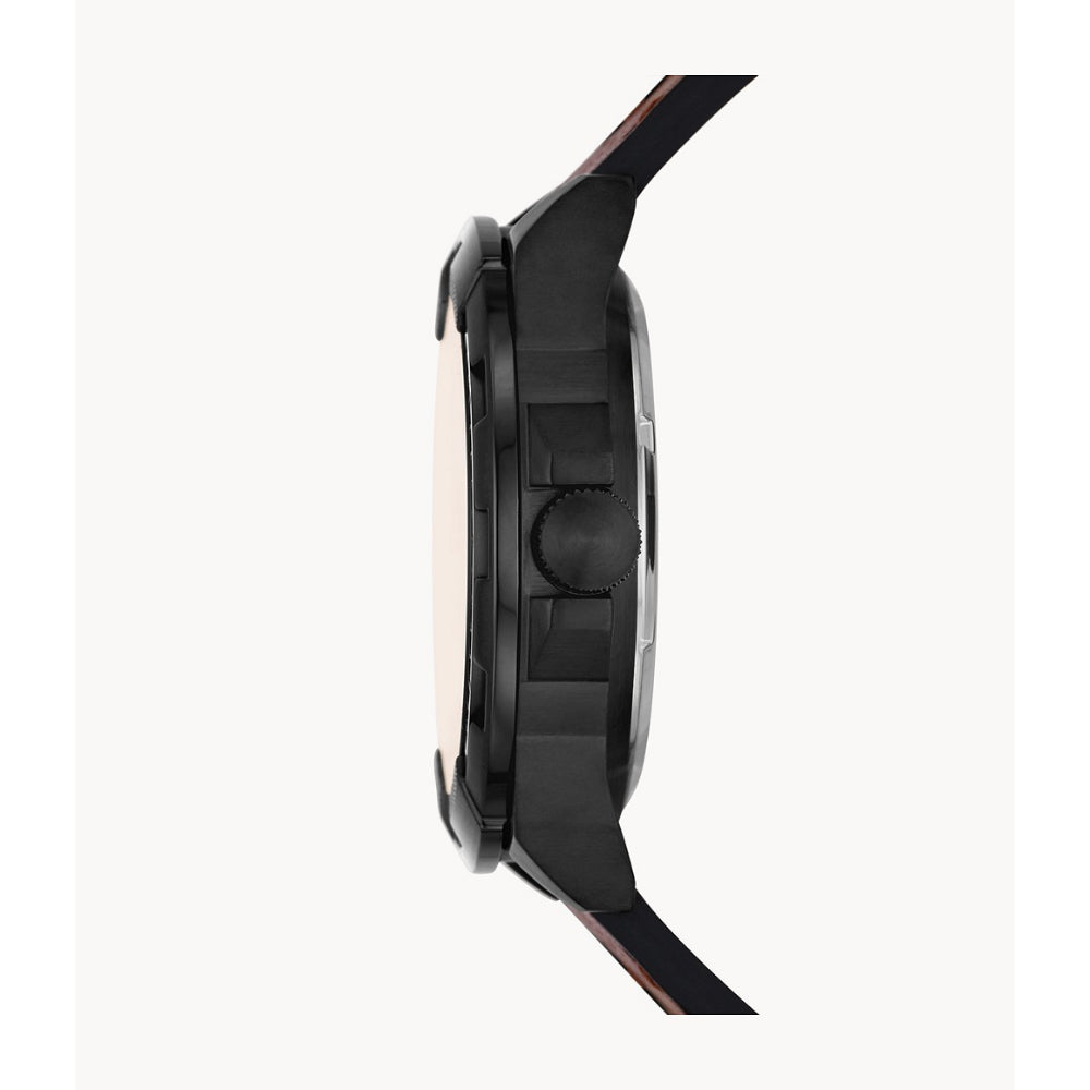 Fossil Bronson Men's Automatic Brown Eco Leather Watch – Bluesalon.com