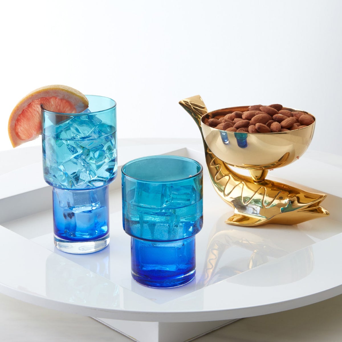 Jonathan Adler Brass Fish Bowl - Low – Bluesalon.com