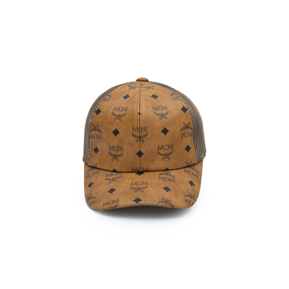 MCM Visetos Mesh Cap Cognac One Size – Blue Salon