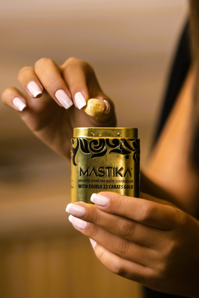 Mastika Gum with Gold – Blue Salon