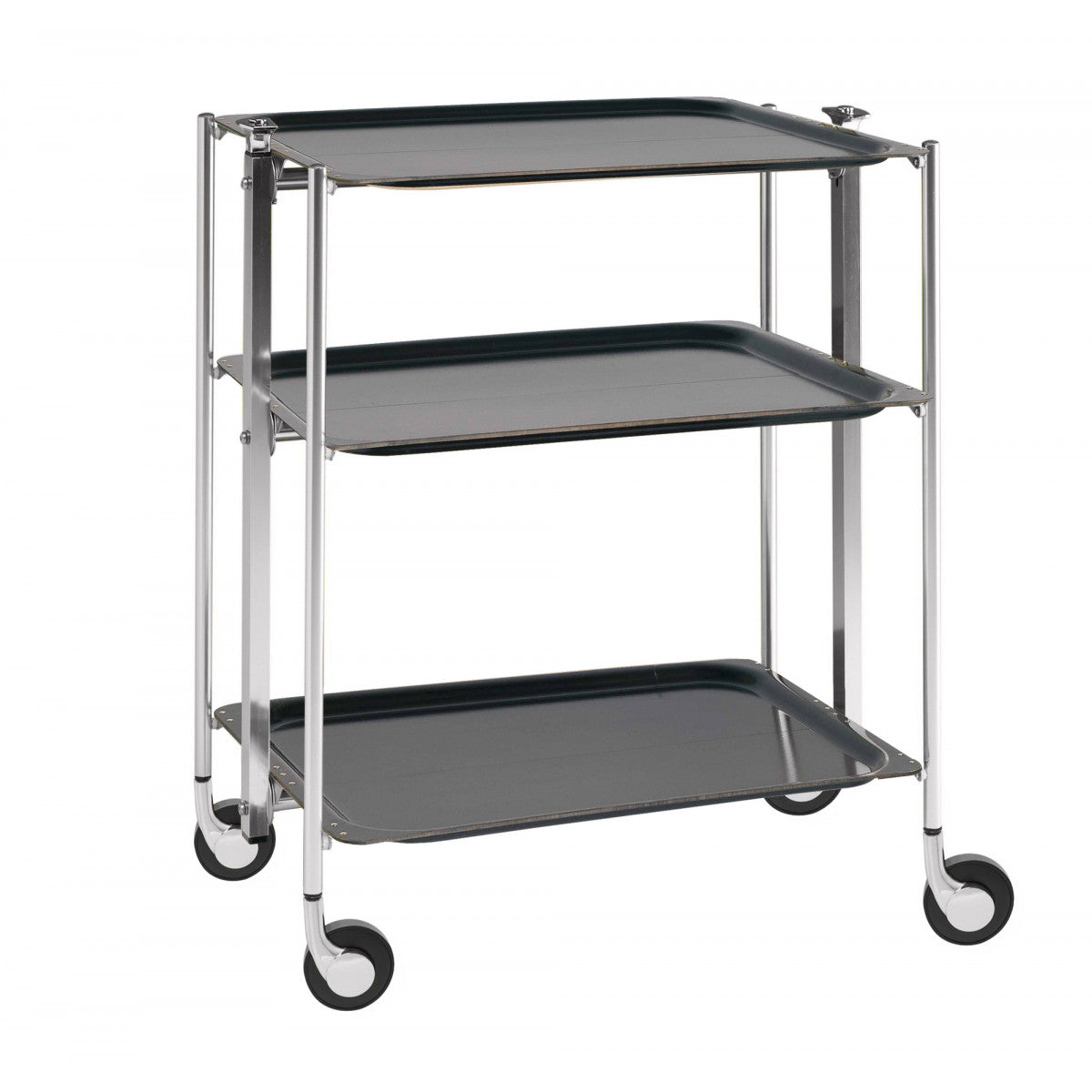 Platex Textable Trolley 3 Et. Chrome Ebony – Bluesalon.com