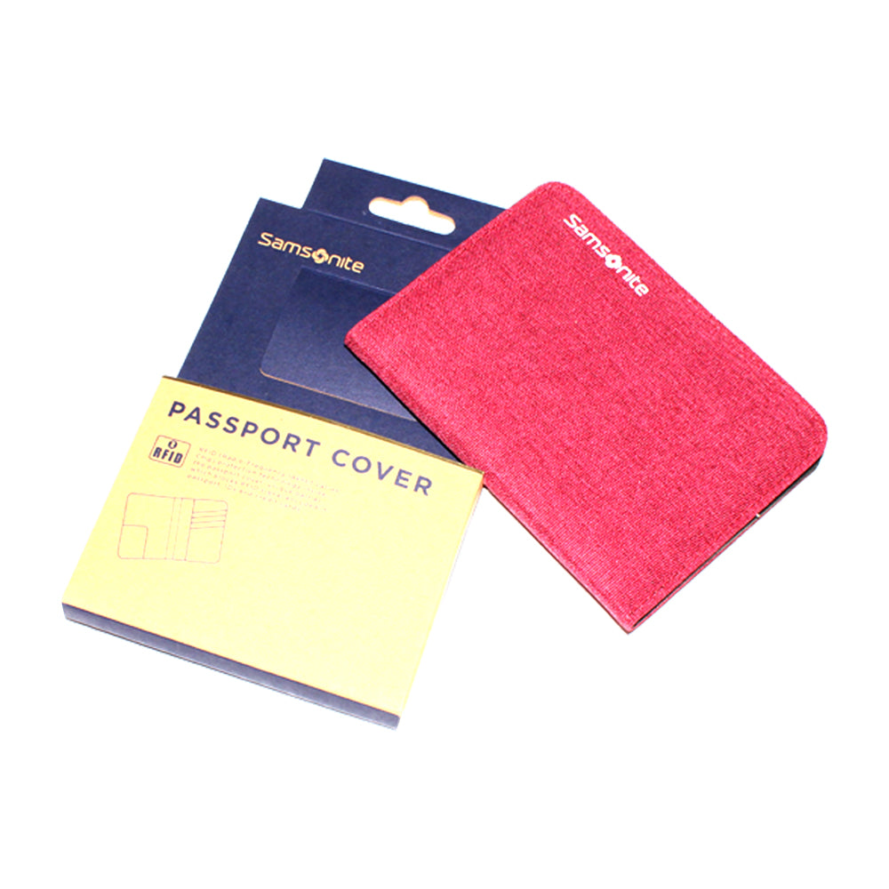 Samsonite Passport Cover Rfid Cherry – Blue Salon