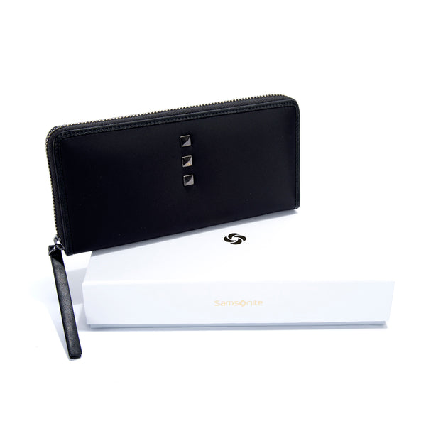 Samsonite Leah Zip Around Wallet Black – Blue Salon