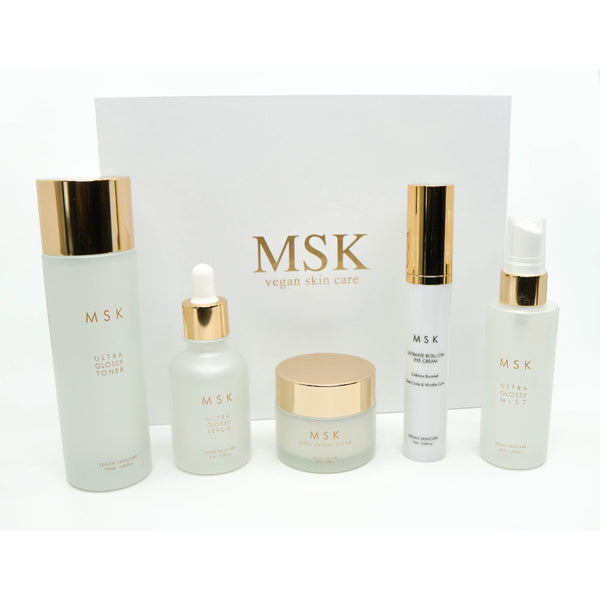 MSK Ultra Glossy Line Skincare Set (5 pcs) – Blue Salon