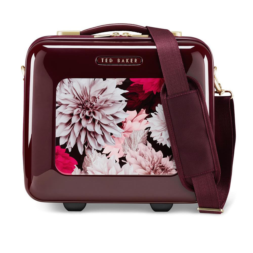 Ted Baker Take Flight Clove Cosmetic Case Vanity Burgundy – Blue Salon