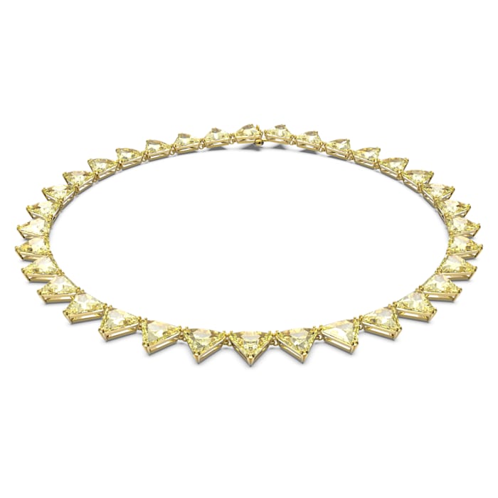 Swarovski 8 cut crystals Yellow Gold-tone plated – Bluesalon.com