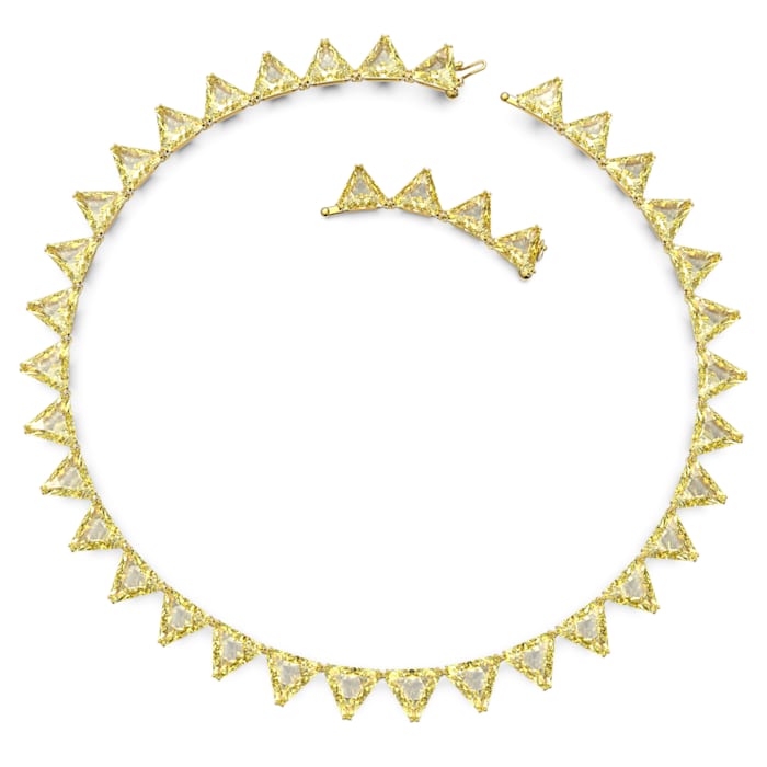 Swarovski 8 cut crystals Yellow Gold-tone plated – Bluesalon.com